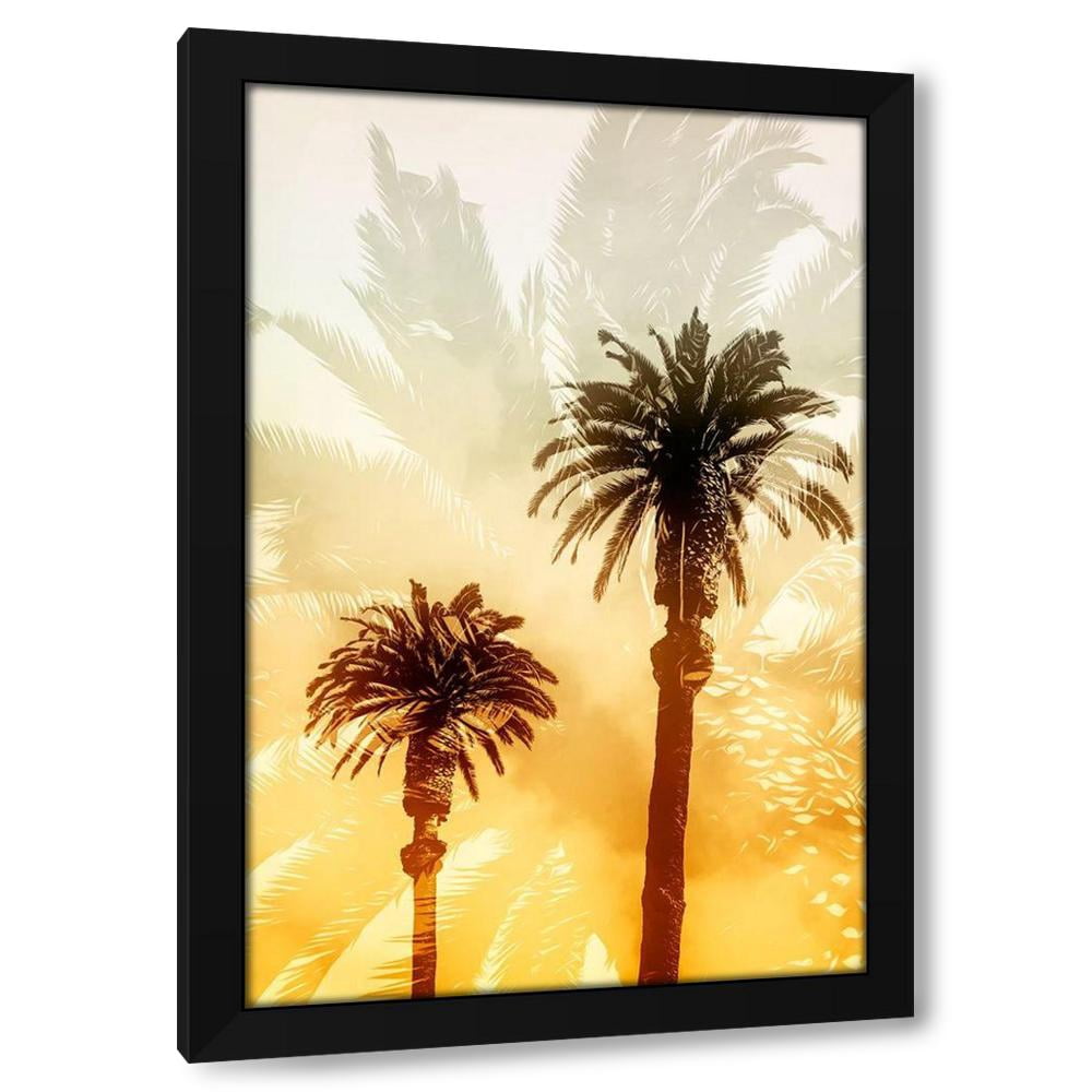 Norm Stelfox 11x14 Black Modern Wood Framed Wall Art Titled - Palm ...