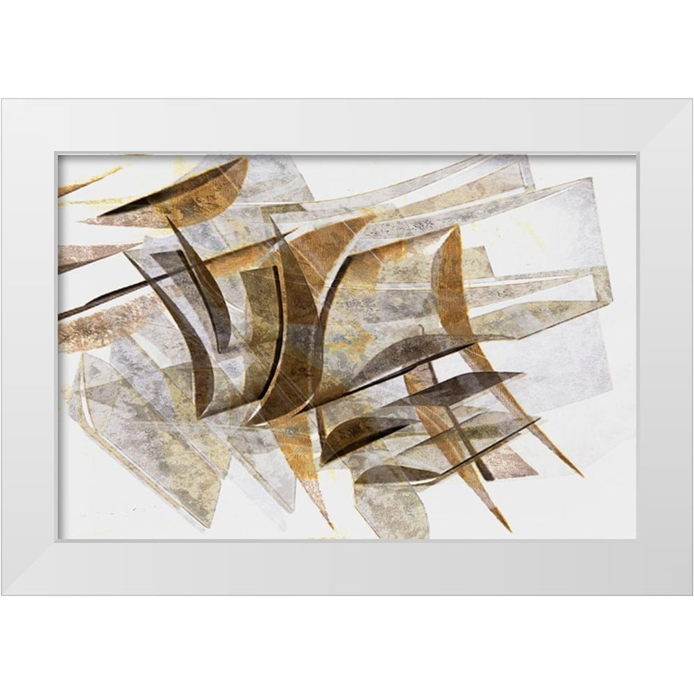 Stelfox, Norm 18x13 White Modern Wood Framed Museum Art Print Titled - Away III - Walmart.com