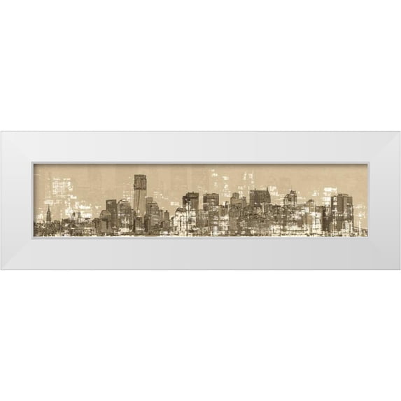 Stelfox, Norm 24x8 White Modern Wood Framed Museum Art Print Titled ...