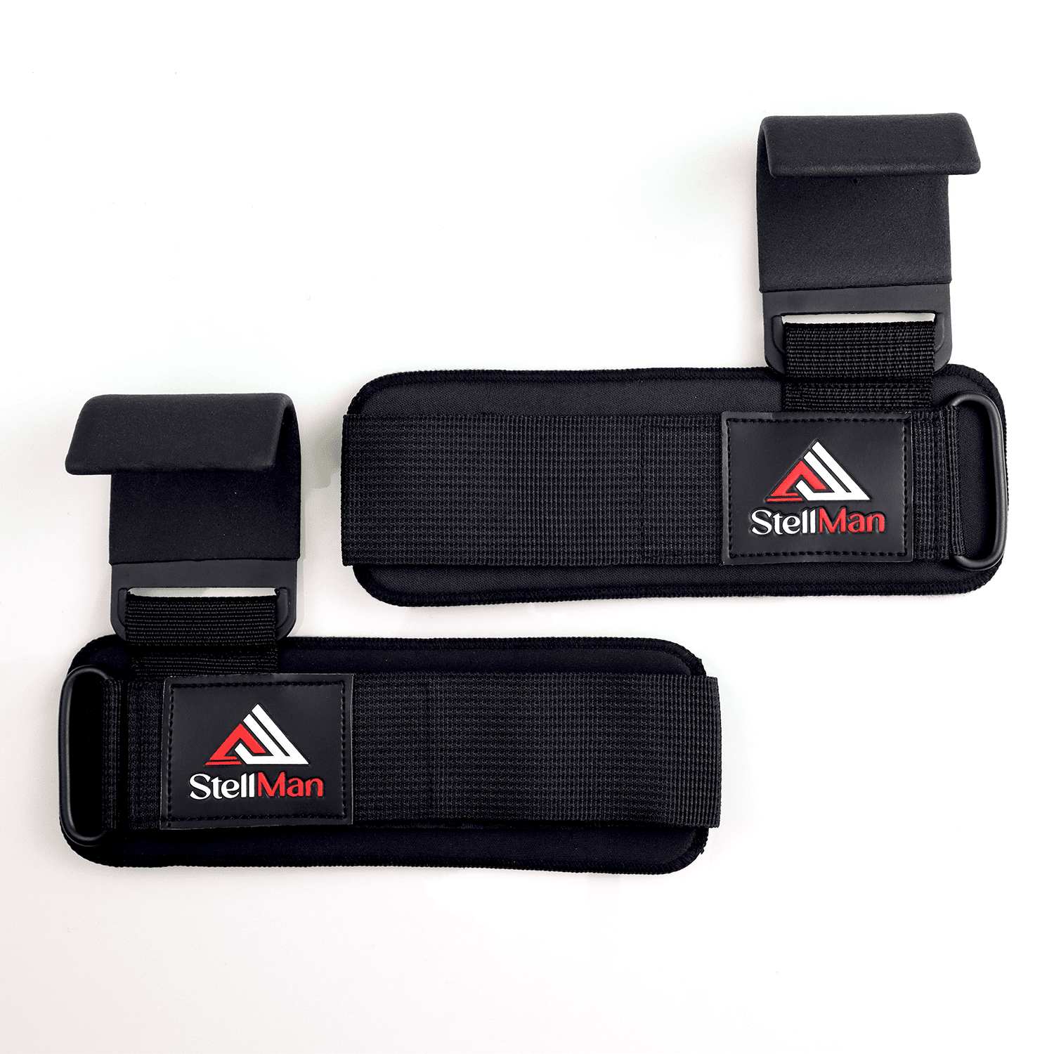 StellMan Weightlifting Hooks with Wrist Support Straps for Heavy ...