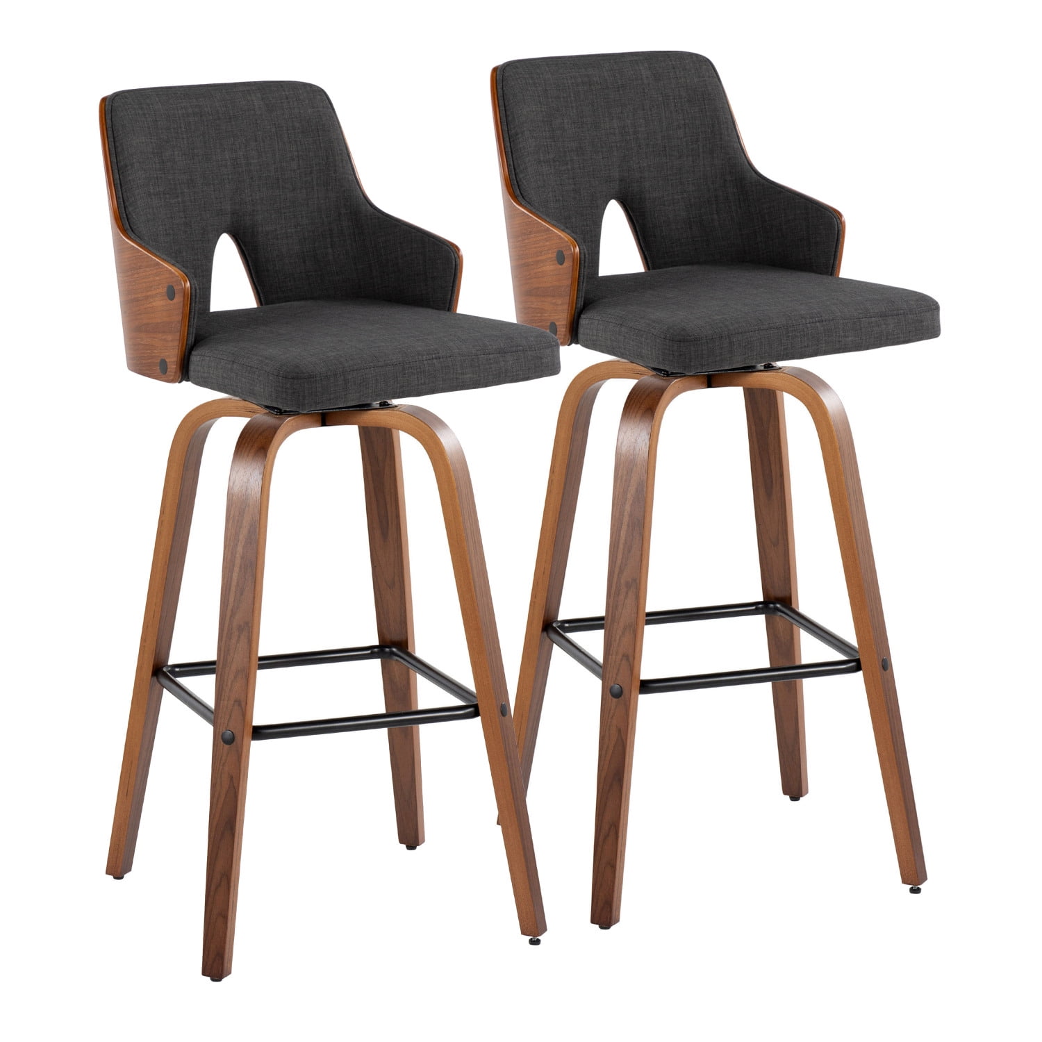 Stella 30" Mid-Century Modern Set of 2 - Walmart.com