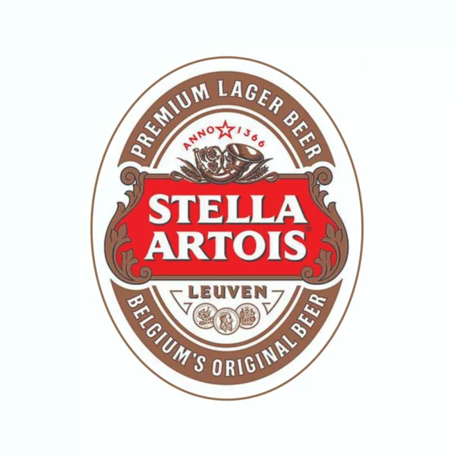 Stella Artois Beer Sticker Phone Decal Water Bottle Stickers Car Decals ...