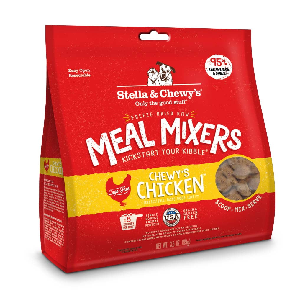 Stella & Chewy's Natural Raw Organic Freeze-Dried Chicken Meal Mixer ...