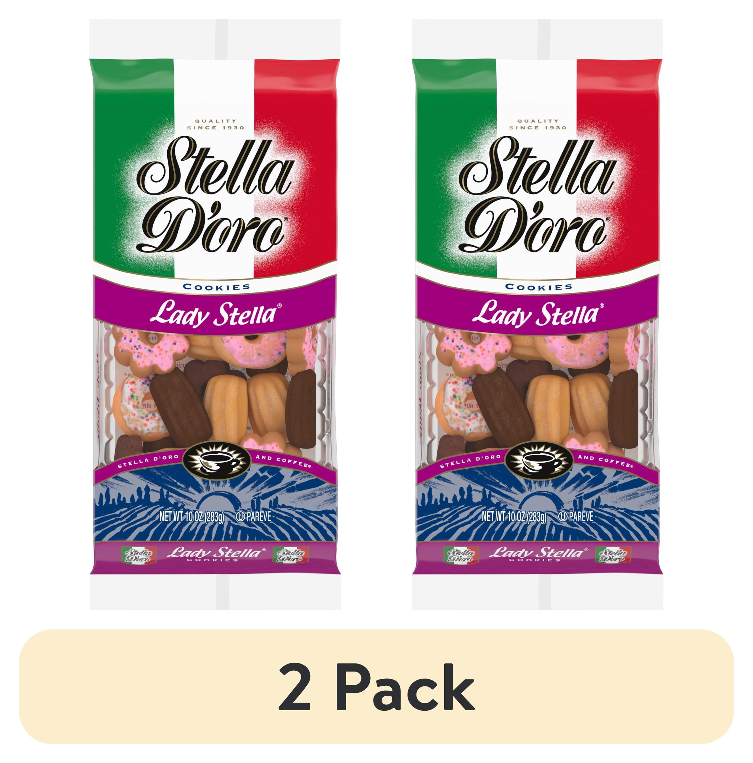 (2 pack) Stella D'oro Cookies, Lady Stella Assorted Cookies, 10 oz ...