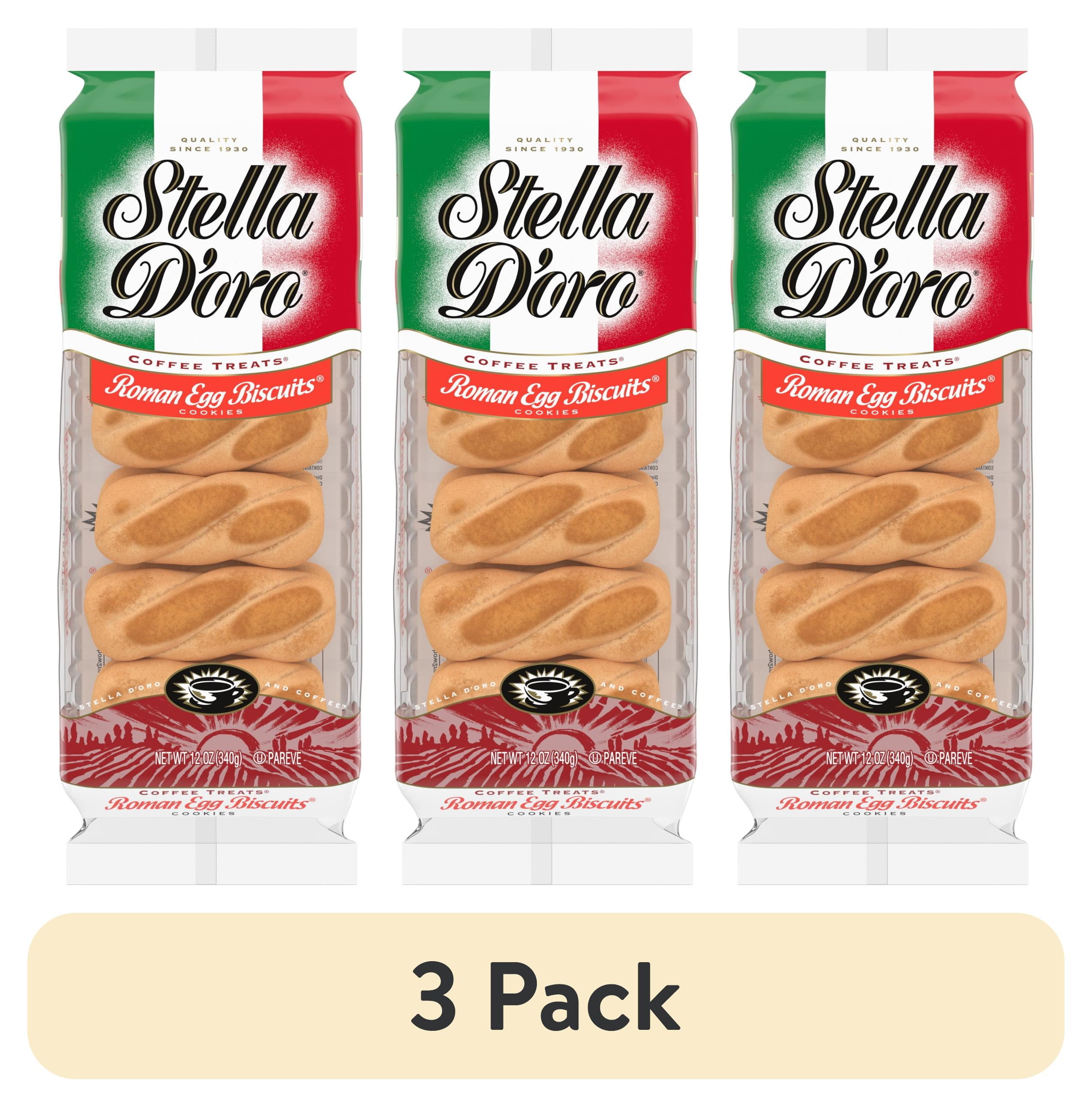 (3 pack) Stella D'oro Cookies, Roman Egg Biscuits, 12 oz - Walmart.com