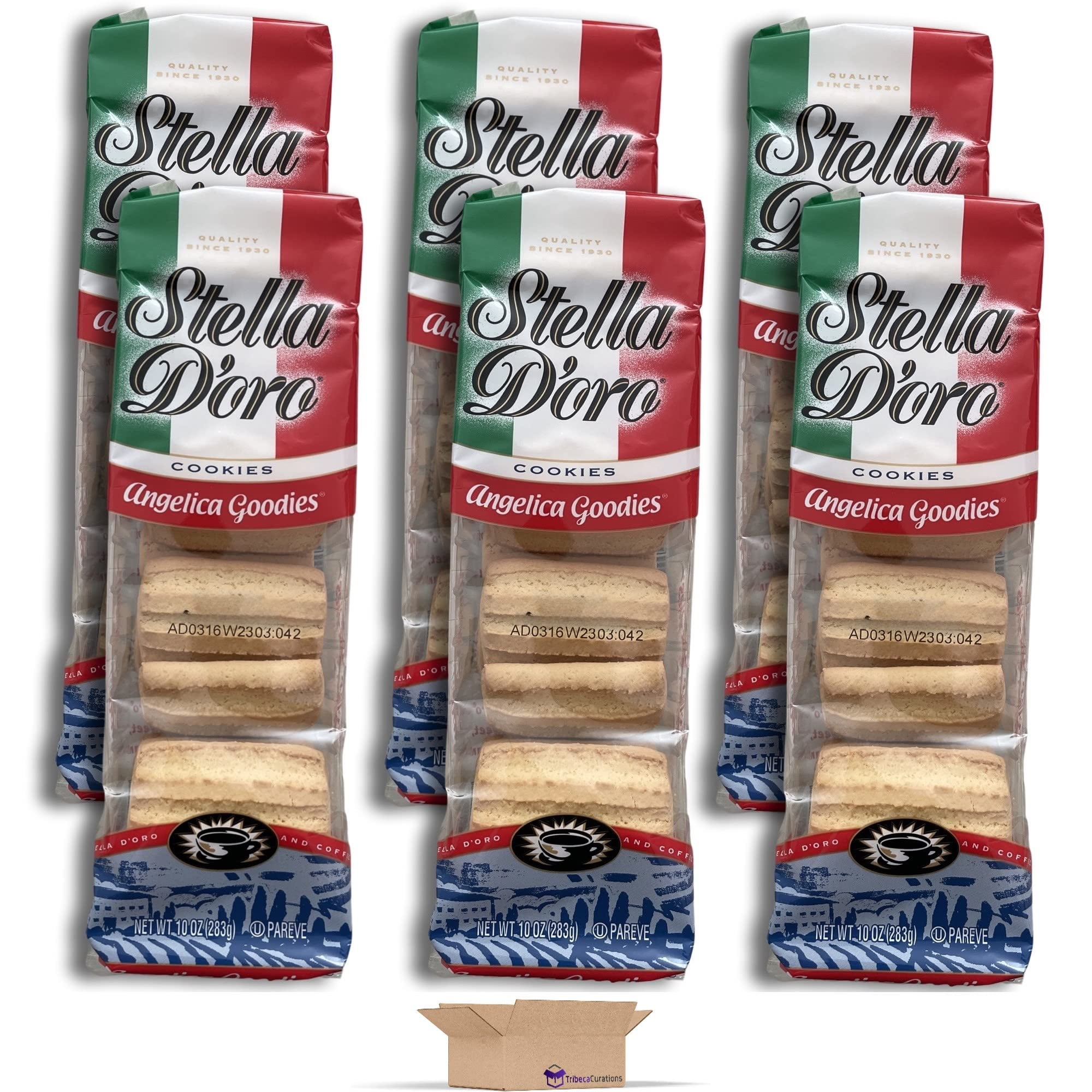 Stella D'oro Angelica Goodies Cookie Value Pack | 10 Ounce | Pack of 6 ...