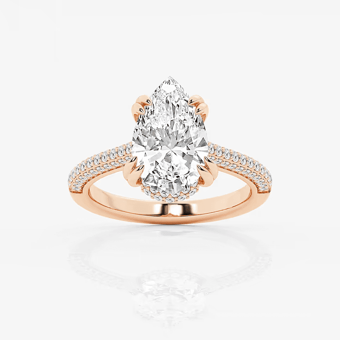 Stella Double Prong Halo Engagement Ring - Walmart.com