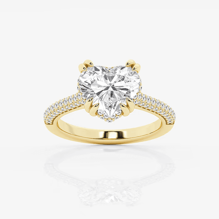 Stella Double Prong Halo Engagement Ring - Walmart.com