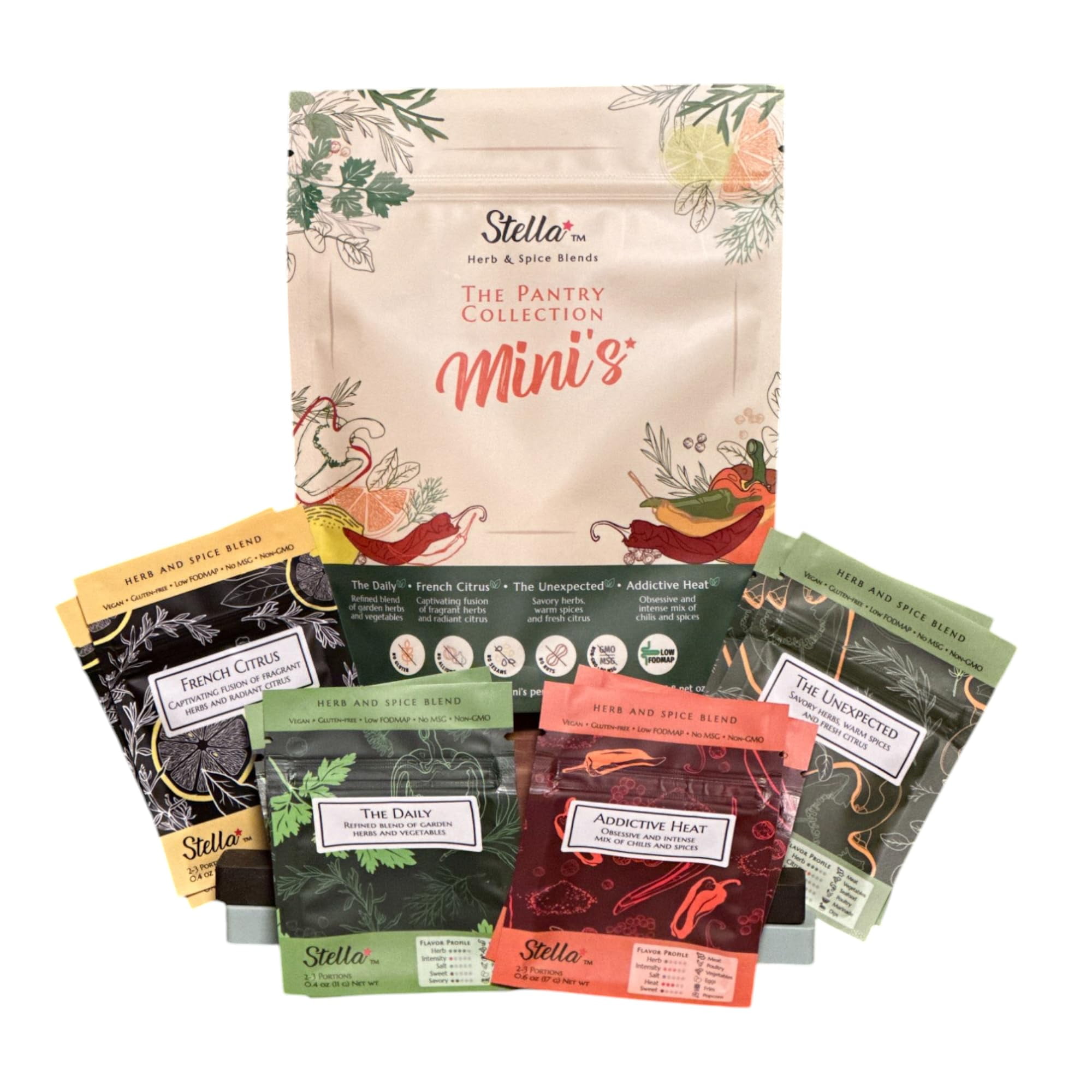 Stella Foods Pantry Collection YYF14 Mini's - 8 Pack of 4 Essential ...