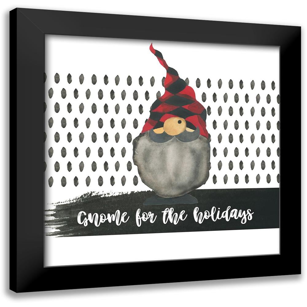Stella & Jack Studio 15x15 Black Modern Framed Museum Art Print Titled - Come for the Holidays ...