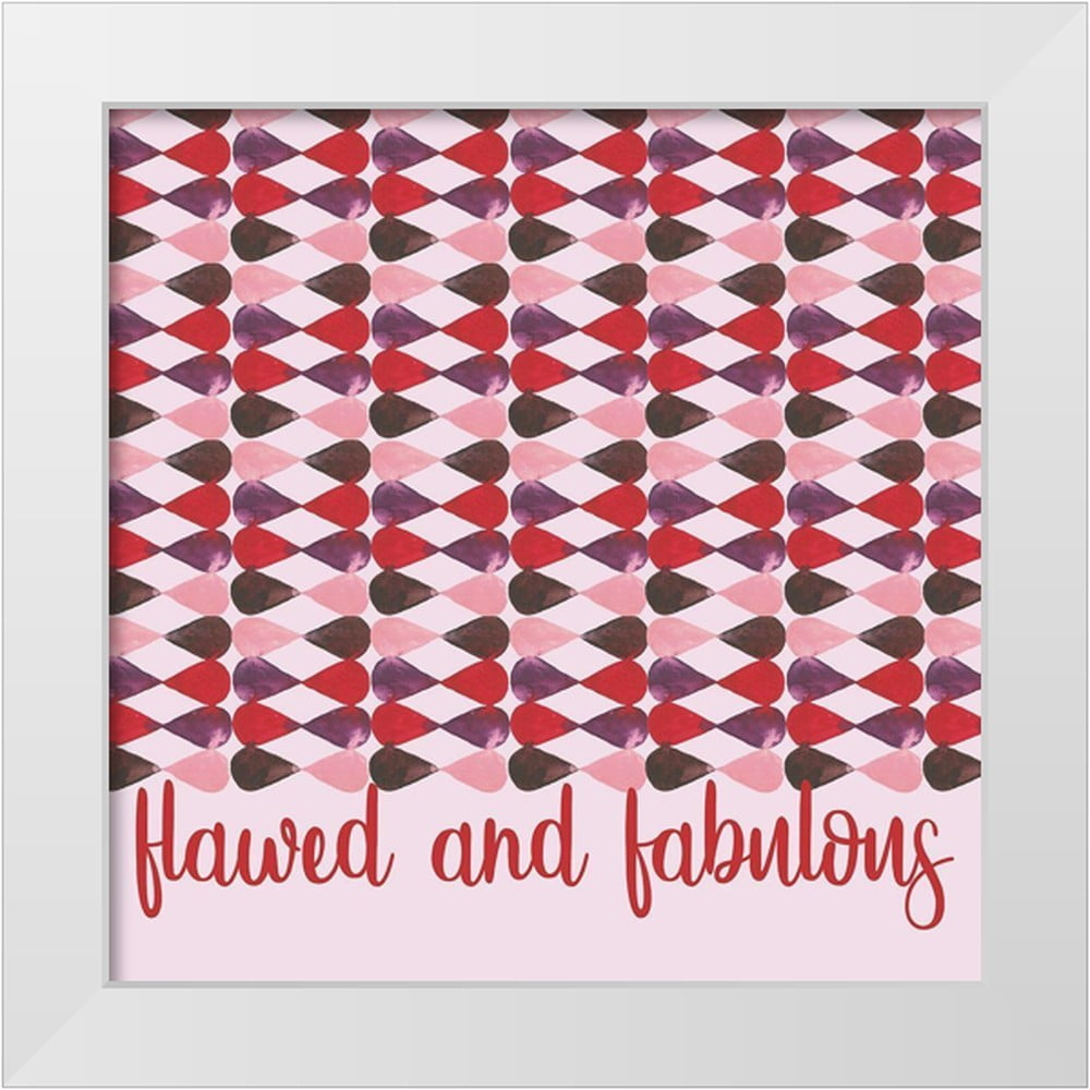 Stella & Jack Studio 15x15 White Modern Wood Framed Museum Art Print Titled - Flawed and ...