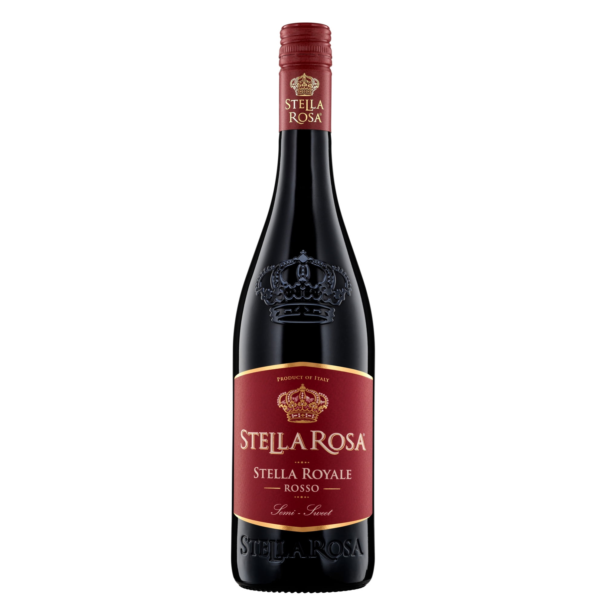 Stella Rosa Rosso Royale Semi-Sweet Semi-Sparkling Red Wine, 750ml ...
