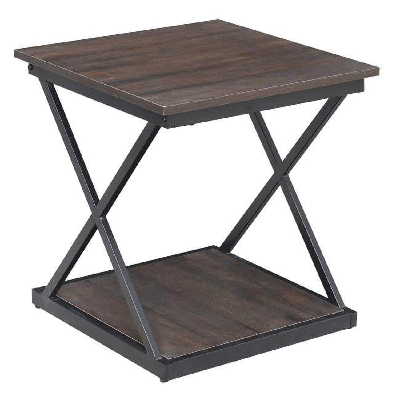 Stella Side Table, Elm & Black - Walmart.com