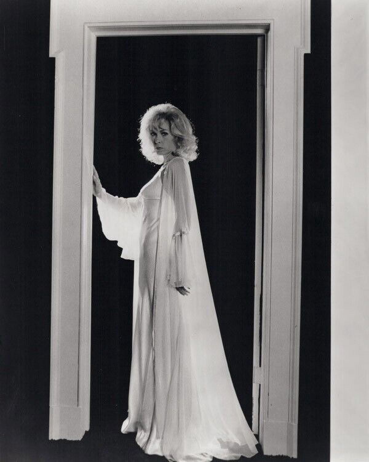 Stella Stevens 1973 full body pose in white gown from TV movie Linda ...