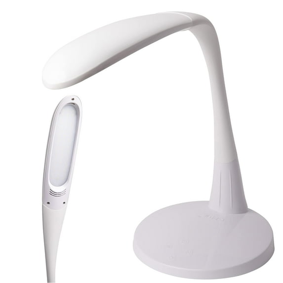 Stella Two Premium 11W LED Sunlight Desk Task Lamp - White - Walmart.com