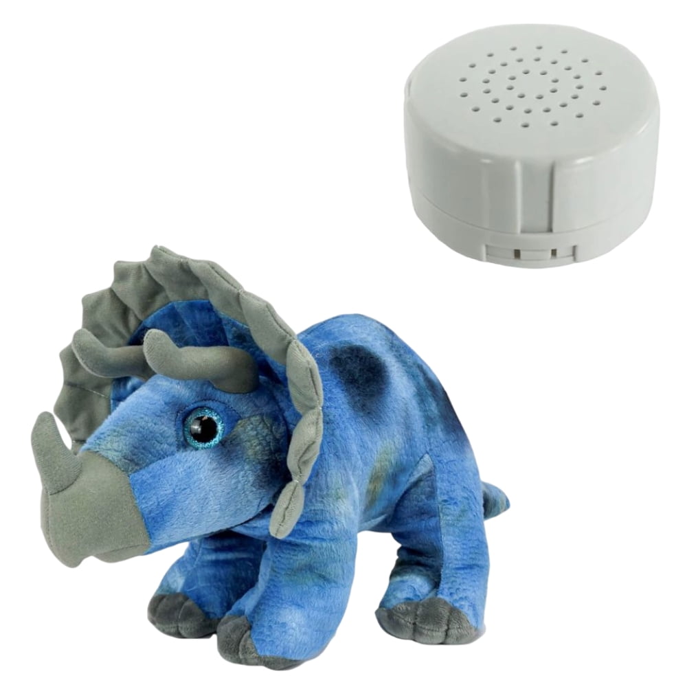 Stella the Triceratops 16 inch Stuffed Animal Plush Toy with Sound ...