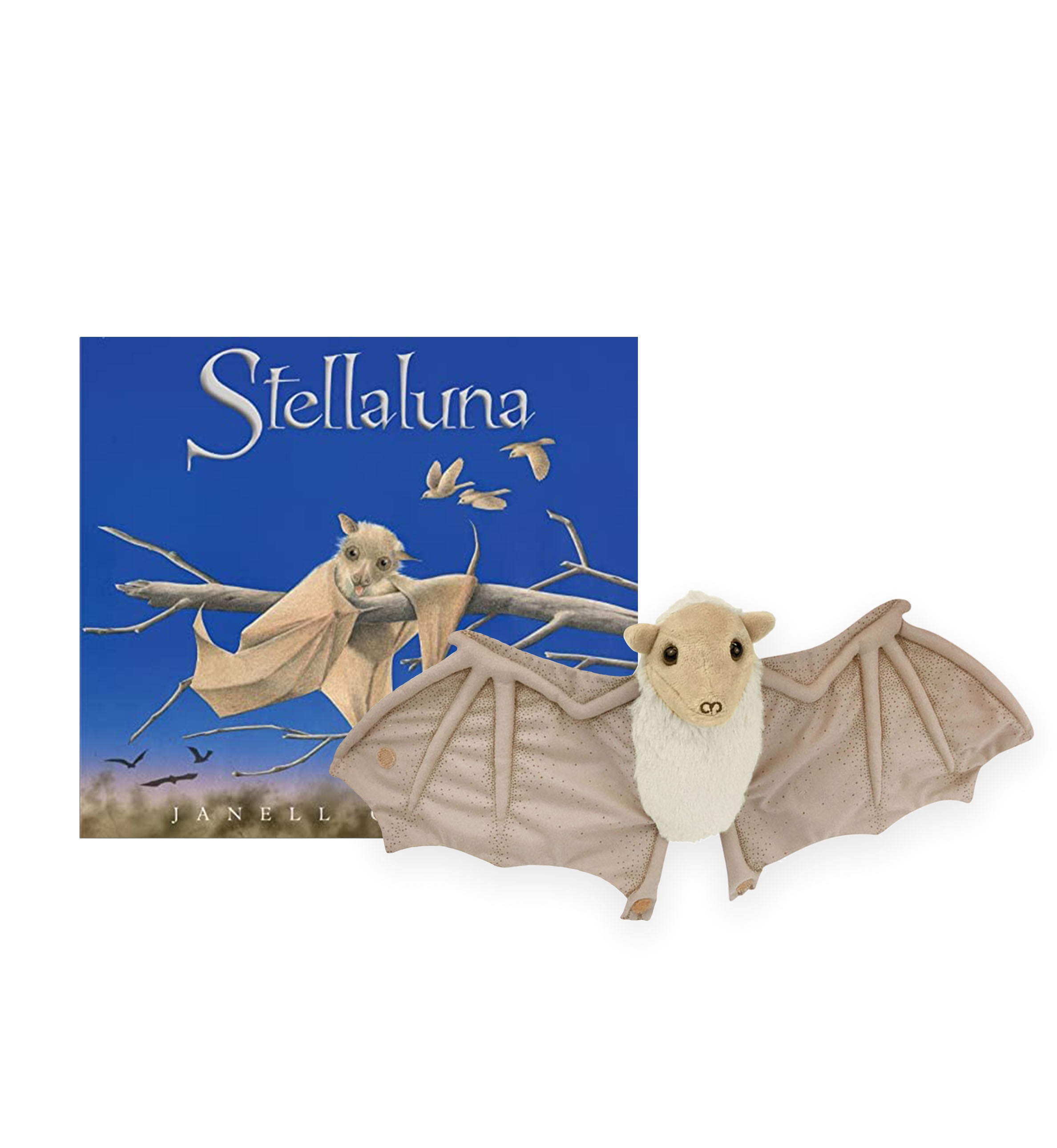 Stellaluna 8" Plush Bat & Hardcover Book Set - Walmart.com