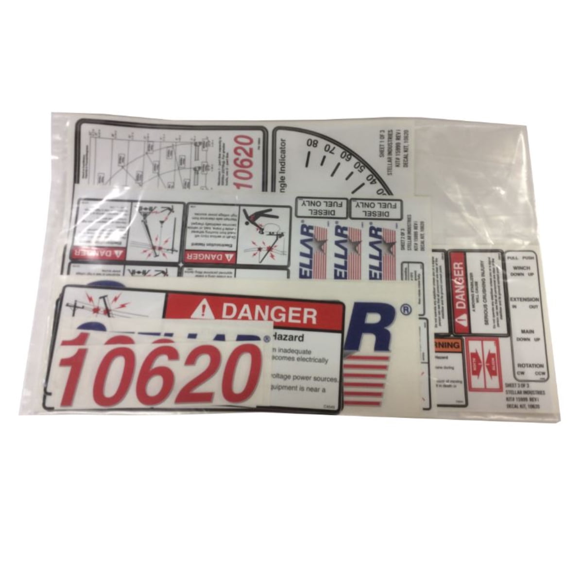 Stellar 15999, Decal Kit for 10620 Cranes - Walmart.com