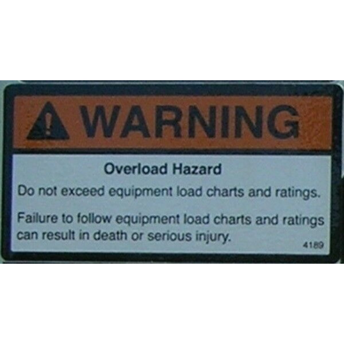Stellar 4189, Decal For 6620- DANGER: OVERLOAD HAZARD - Walmart.com
