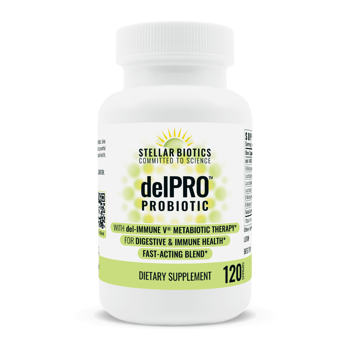 Stellar Biotics - delPRO™ PROBIOTIC (Enhanced with del-IMMUNE V ...