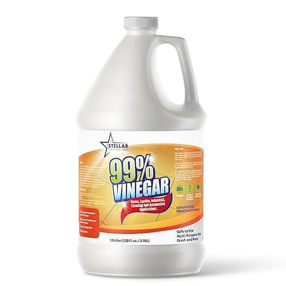 Stellar Chemical - 99% Pure Vinegar - 100% Natural Concentrated Cleaner ...