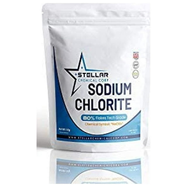 Stellar Chemical ~ Sodium Chlorite, 80% Flakes, Tech Grade ~ 300 Grams - Walmart.com