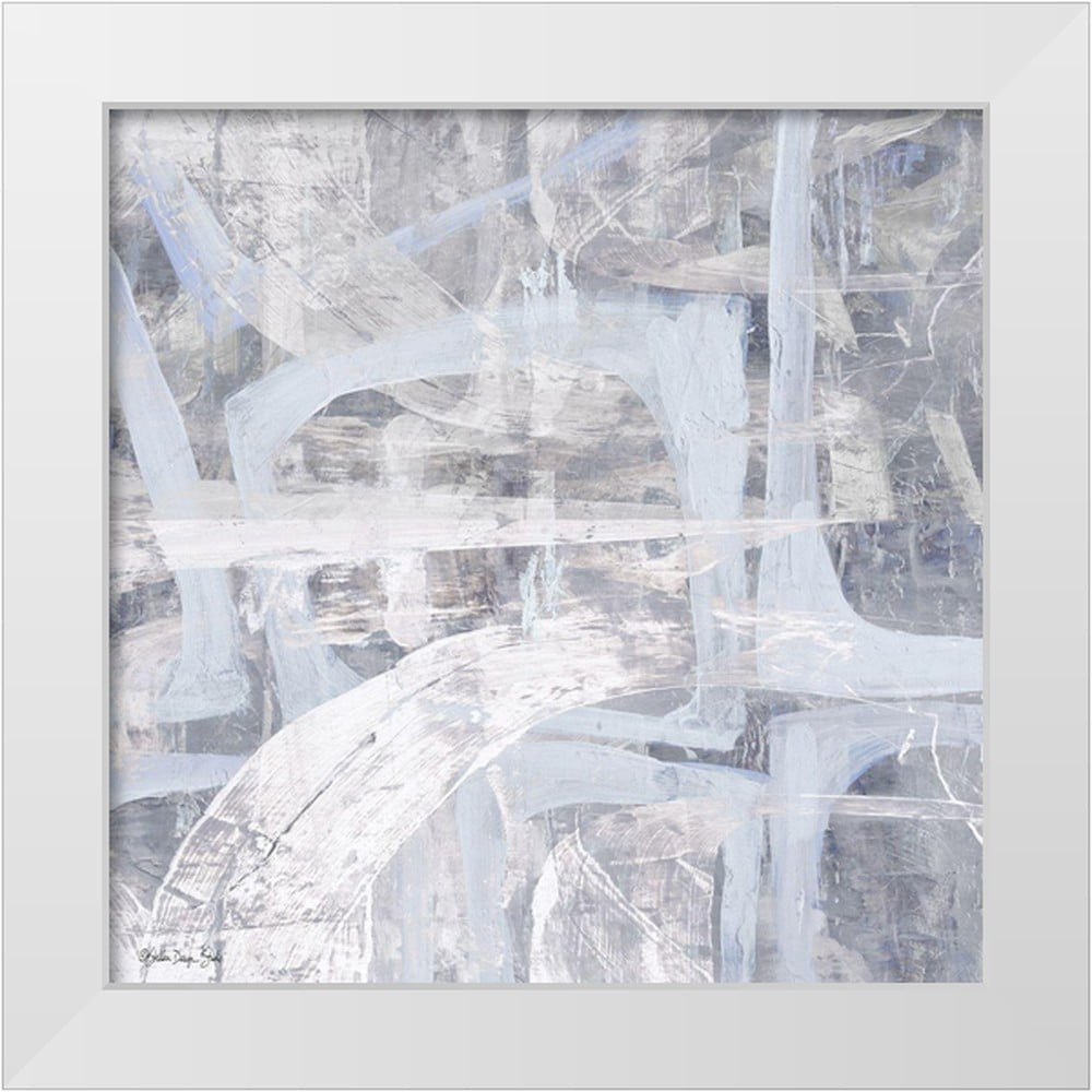 Stellar Design Studio 12x12 White Modern Wood Framed Museum Art Print ...