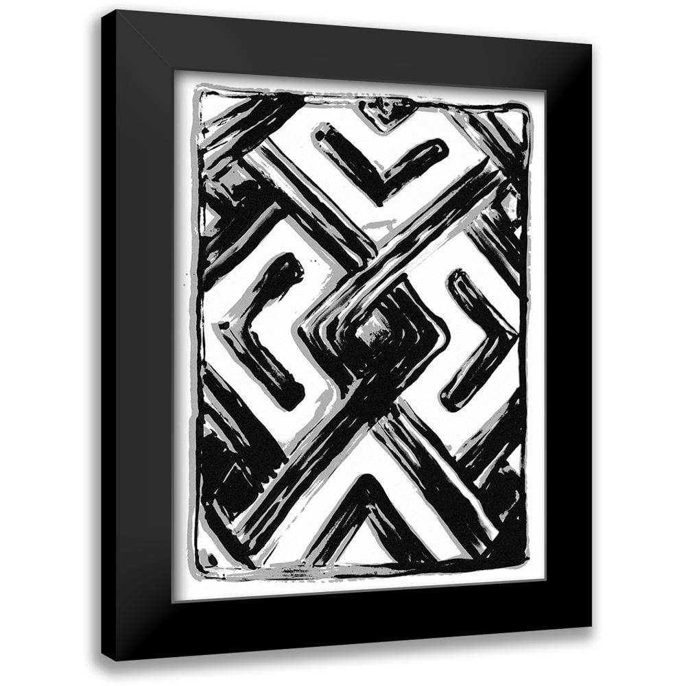Stellar Design Studio 12x14 Black Modern Framed Museum Art Print Titled ...