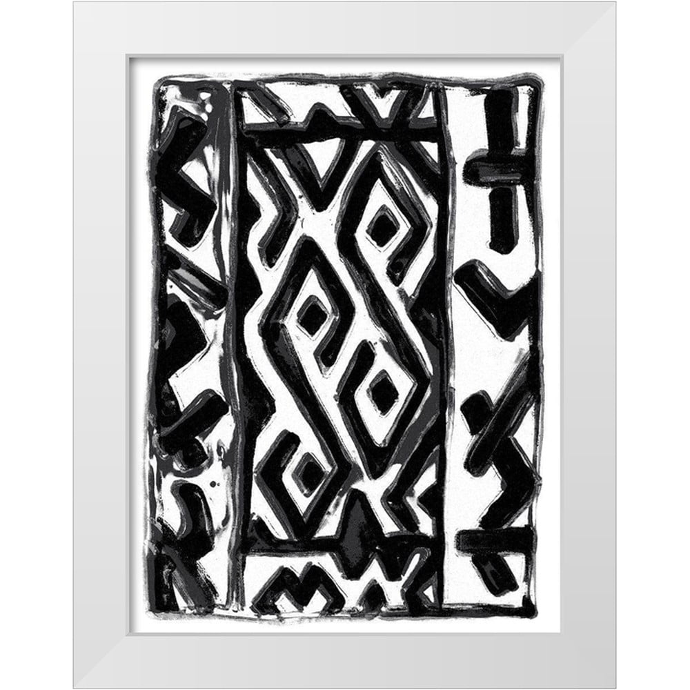 Stellar Design Studio 12x14 White Modern Wood Framed Museum Art Print ...