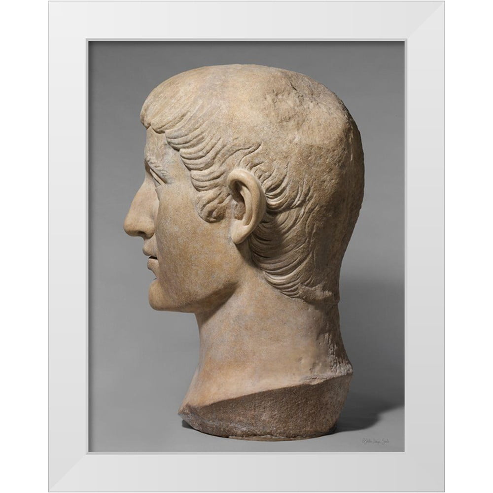 Stellar Design Studio 12x14 White Modern Wood Framed Museum Art Print ...