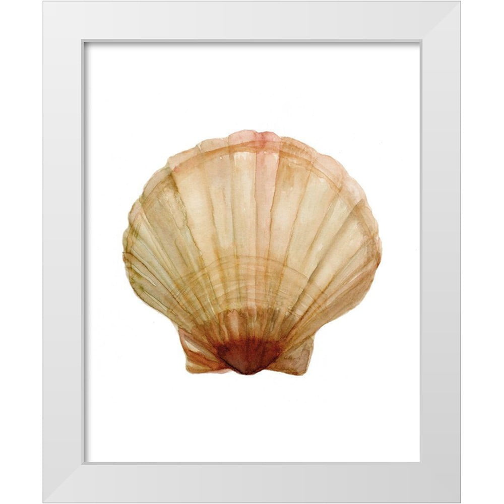 Stellar Design Studio 12x14 White Modern Wood Framed Museum Art Print ...