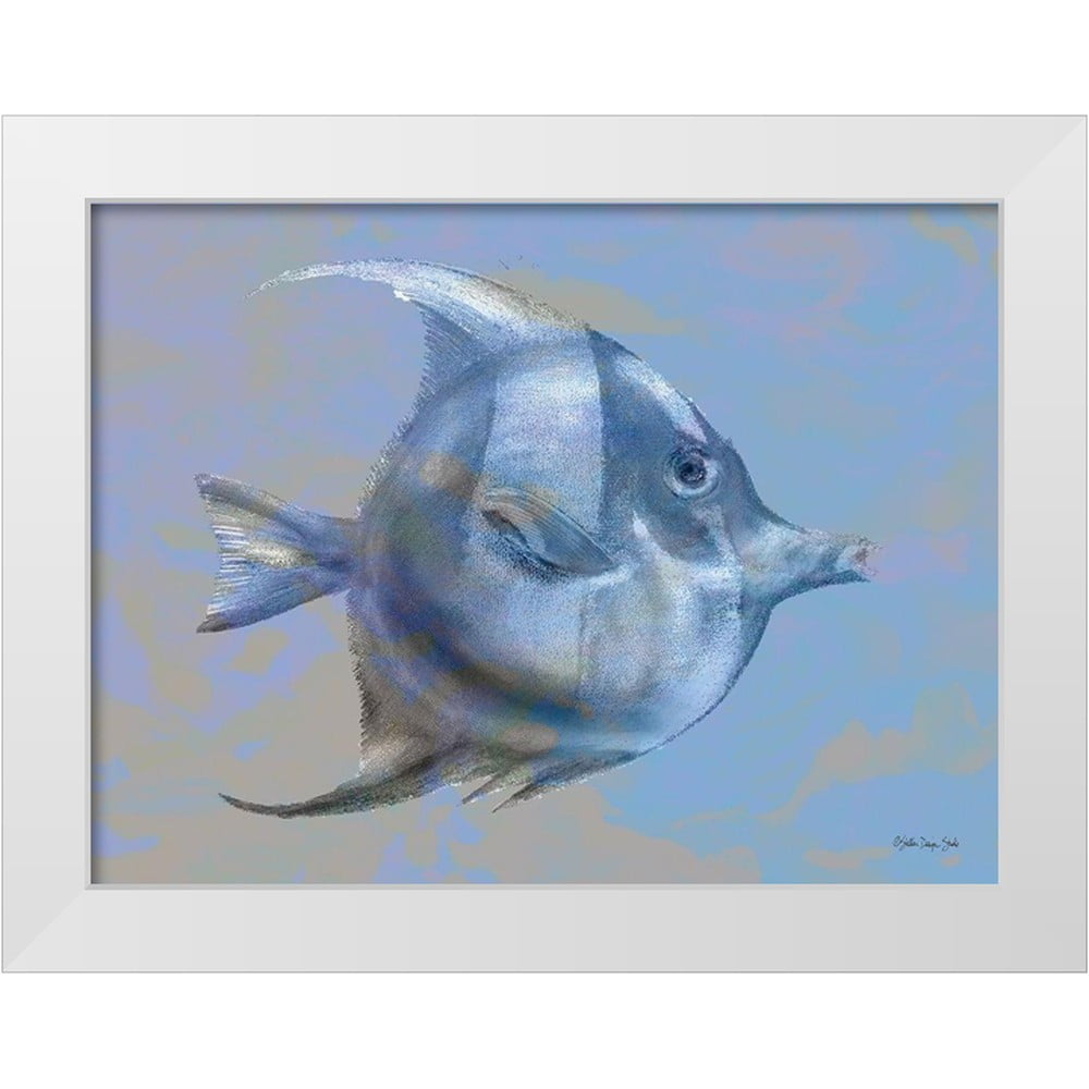 Stellar Design Studio 14x12 White Modern Wood Framed Museum Art Print ...