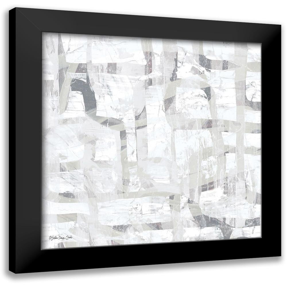 Stellar Design Studio 15x15 Black Modern Framed Museum Art Print Titled ...