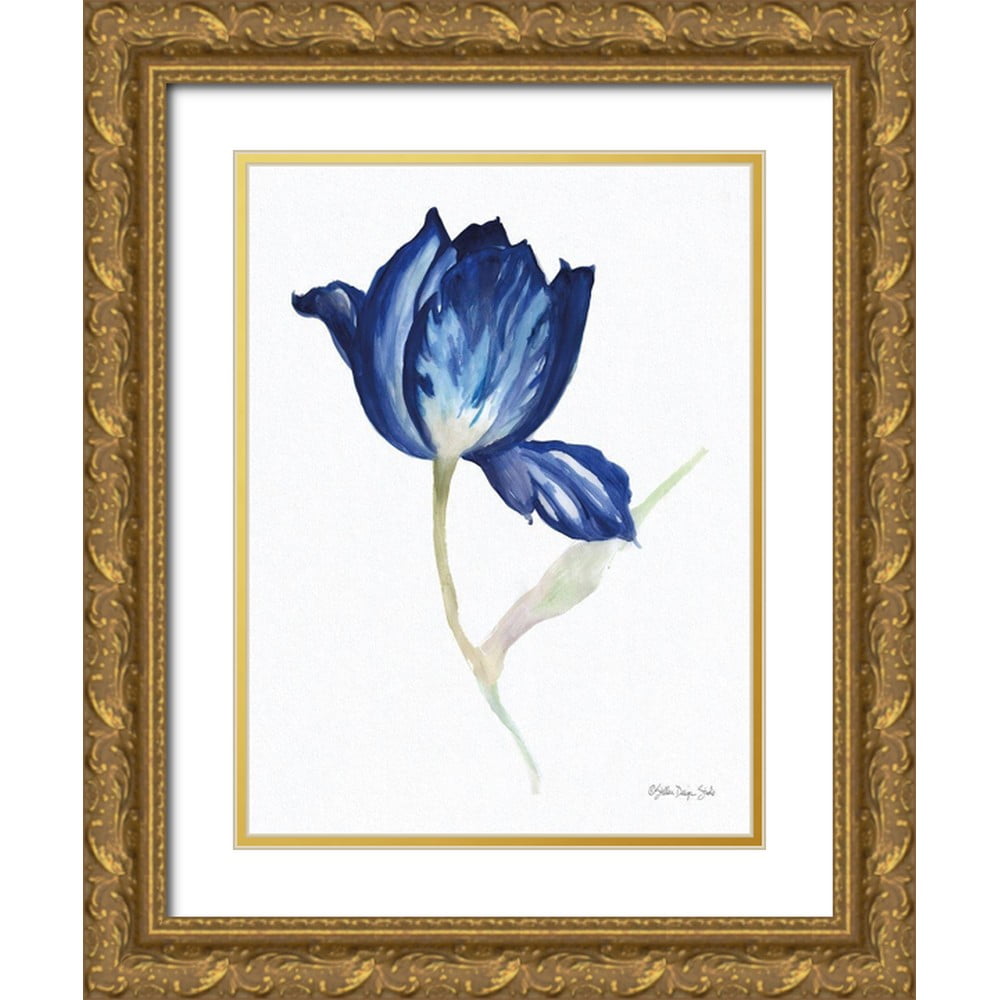 Stellar Design Studio 15x18 Gold Ornate Wood Framed with Double Matting ...