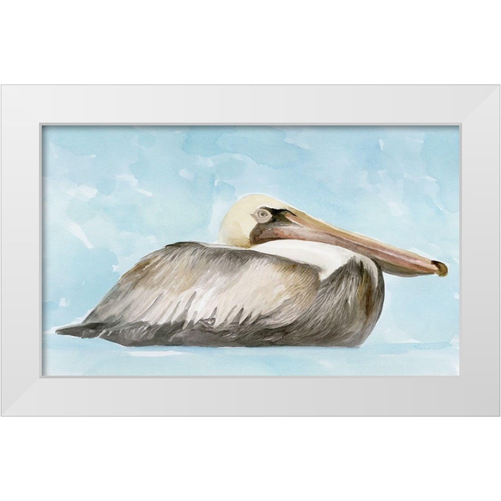 Stellar Design Studio 18x12 White Modern Wood Framed Museum Art Print ...