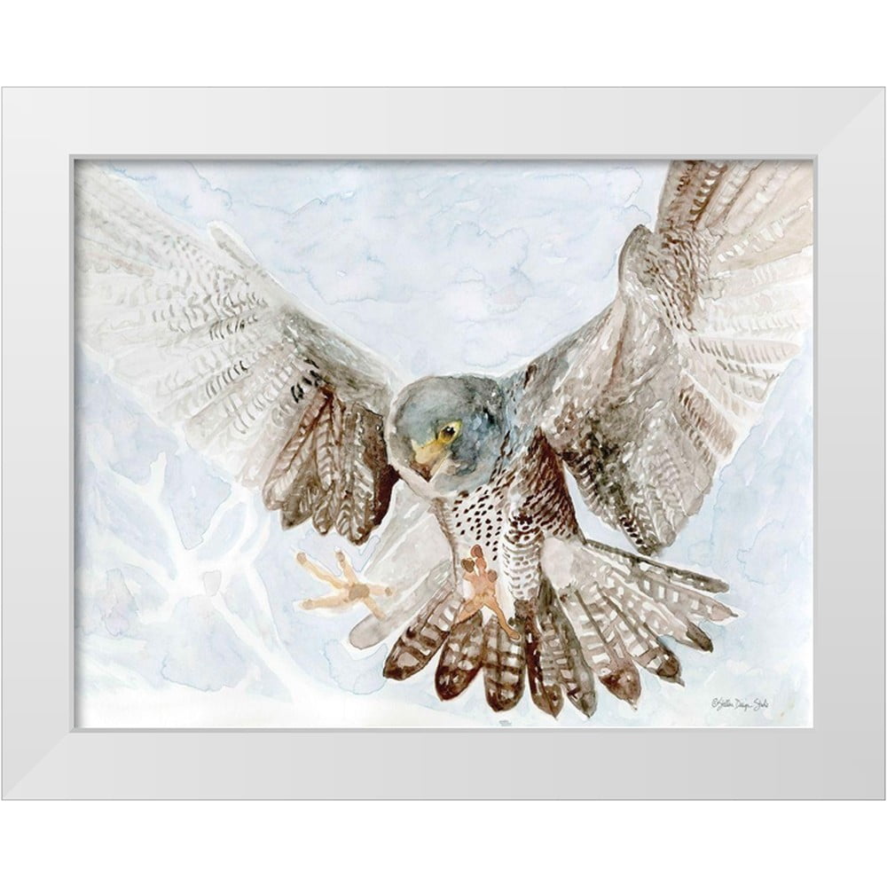 Stellar Design Studio 18x15 White Modern Wood Framed Museum Art Print ...