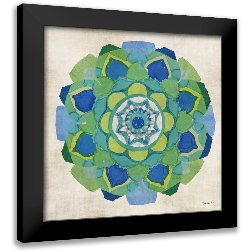 Stellar Design Studio 20x20 Black Modern Framed Museum Art Print Titled ...