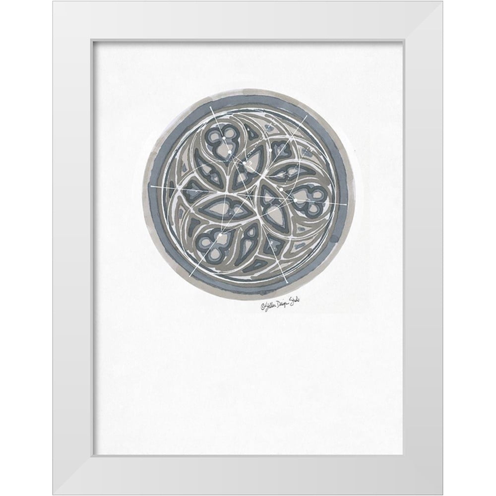 Stellar Design Studio 25x32 White Modern Wood Framed Museum Art Print ...