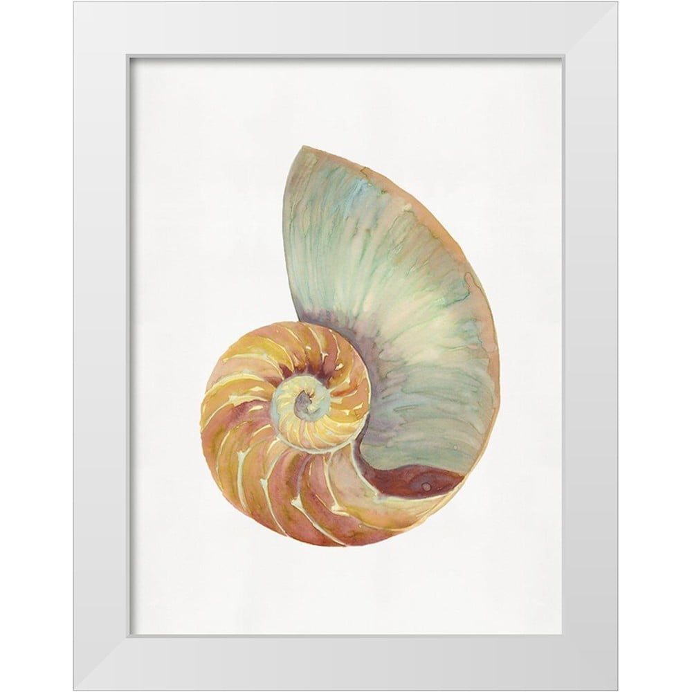 Stellar Design Studio 25x32 White Modern Wood Framed Museum Art Print ...