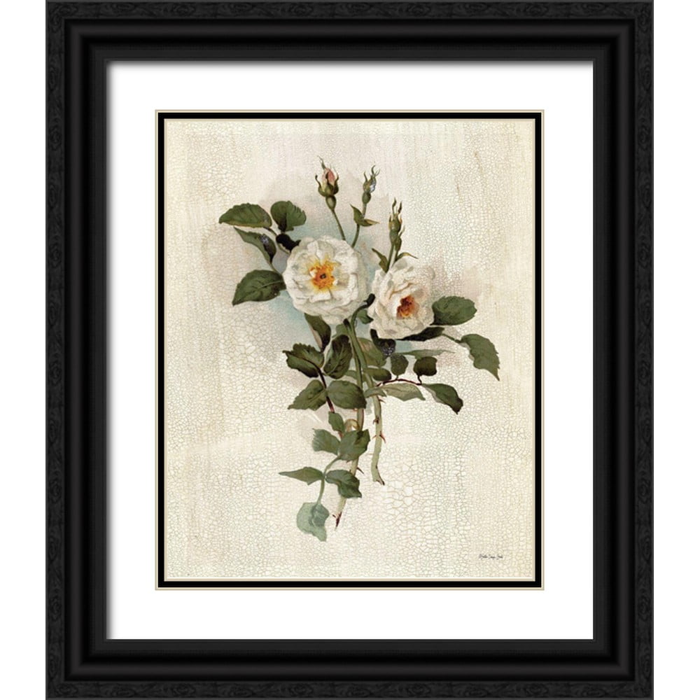 Stellar Design Studio 26x31 Black Ornate Wood Framed with Double ...