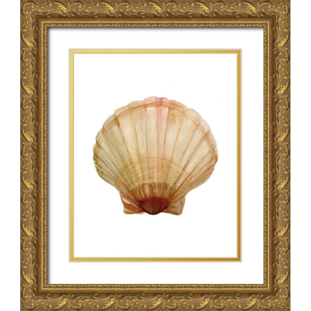 Stellar Design Studio 26x32 Gold Ornate Wood Framed with Double Matting ...