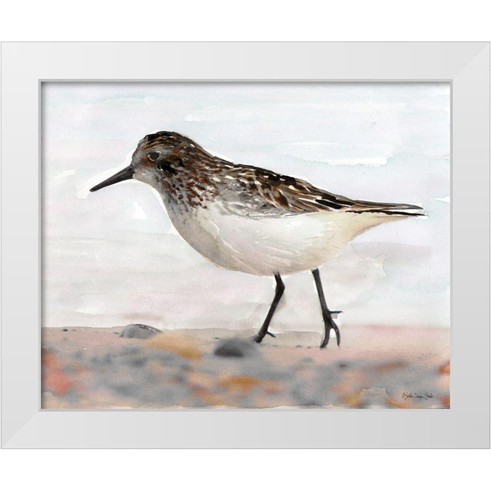 Stellar Design Studio 32x26 White Modern Wood Framed Museum Art Print ...