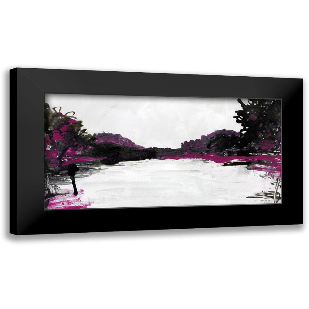 Stellar Designs Studio 18x11 Black Modern Framed Museum Art Print ...