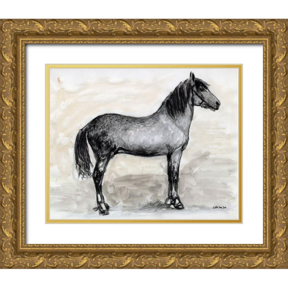 Stellar Designs Studio 31x26 Gold Ornate Wood Framed with Double ...