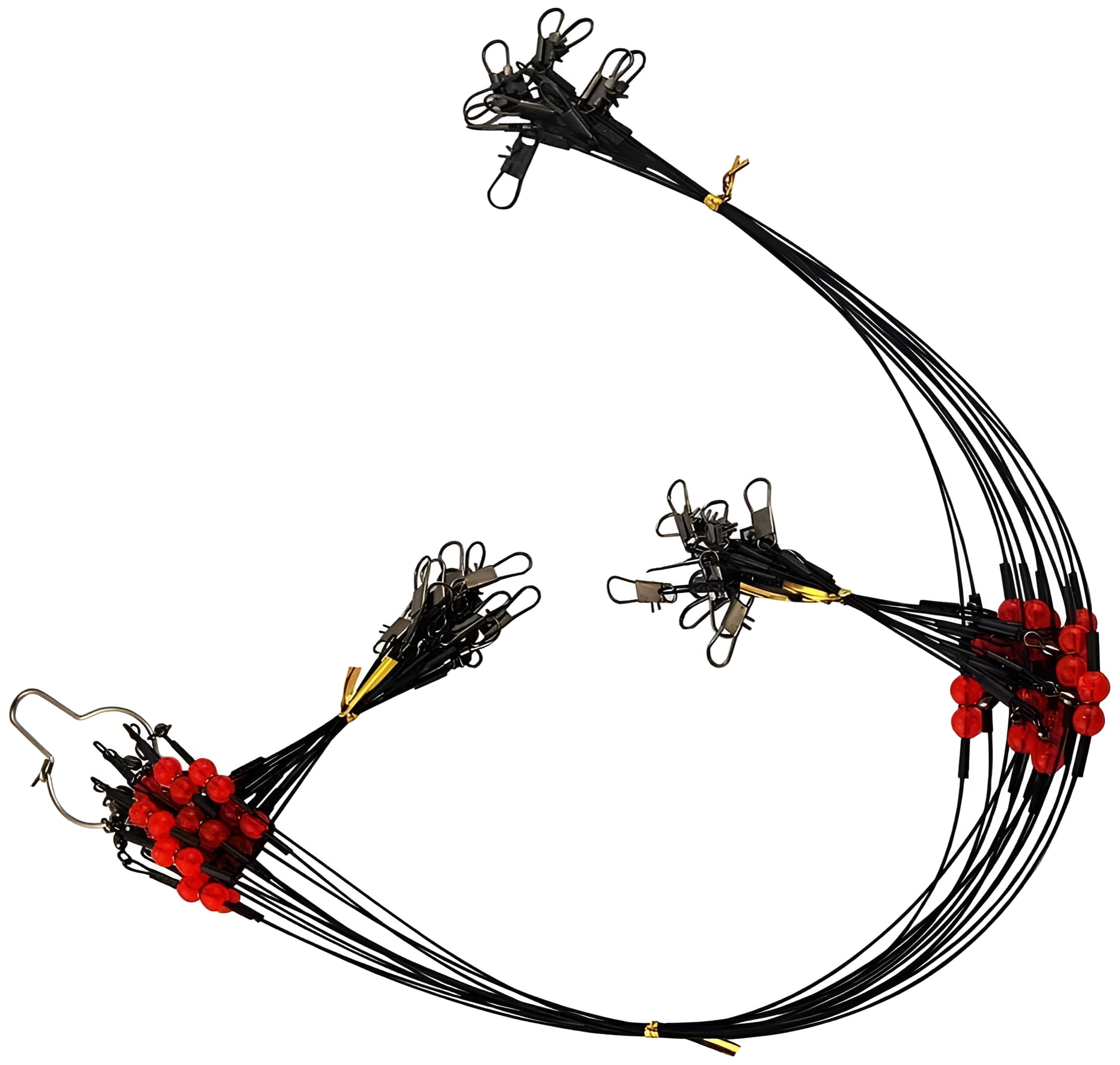 Stellar Fishing Wire Double Drop Leader Rig (12 Pack), Nylon Fishing ...