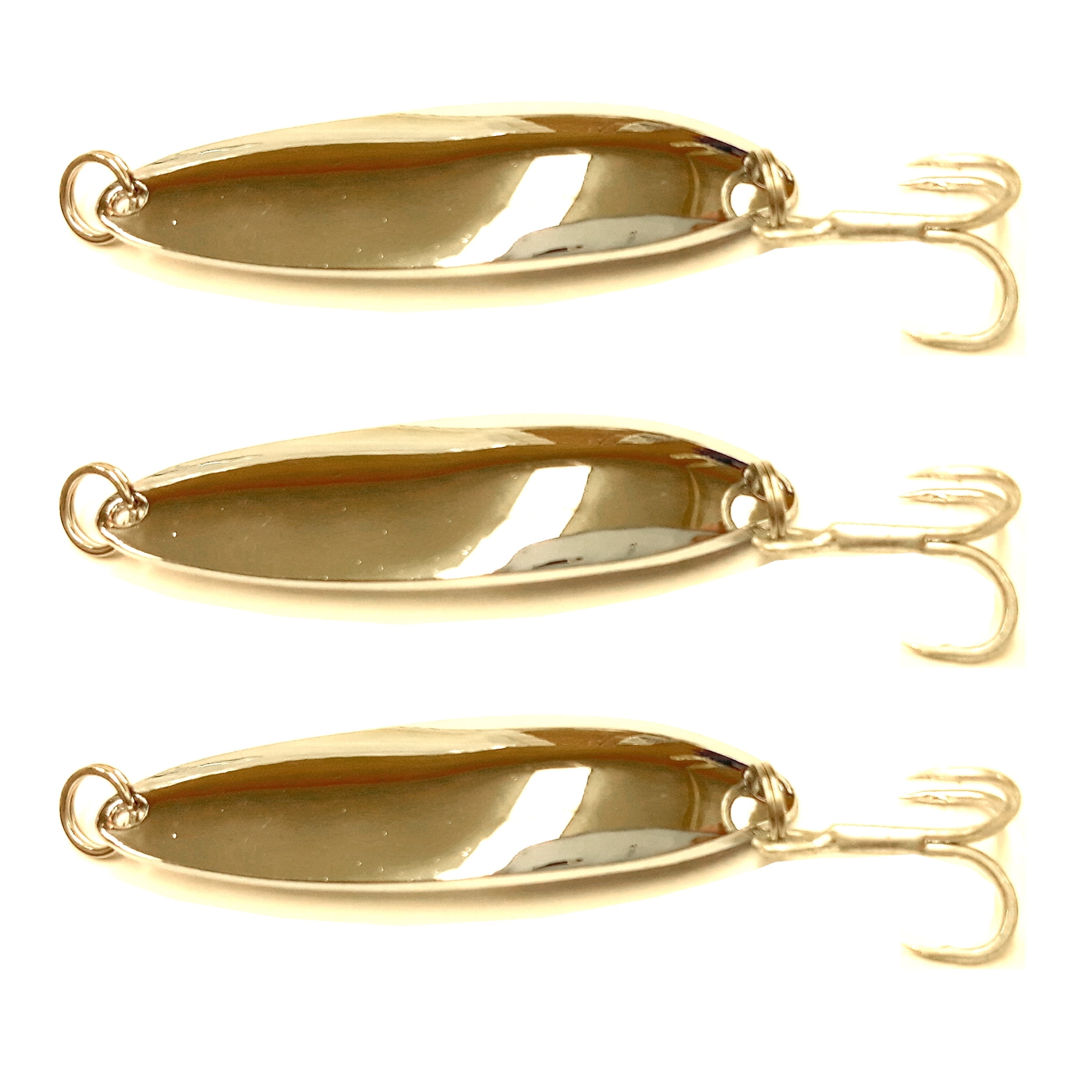 Stellar Gold 1/2 Ounce Fishing Lure Spoon (3 Pack) - Walmart Business ...