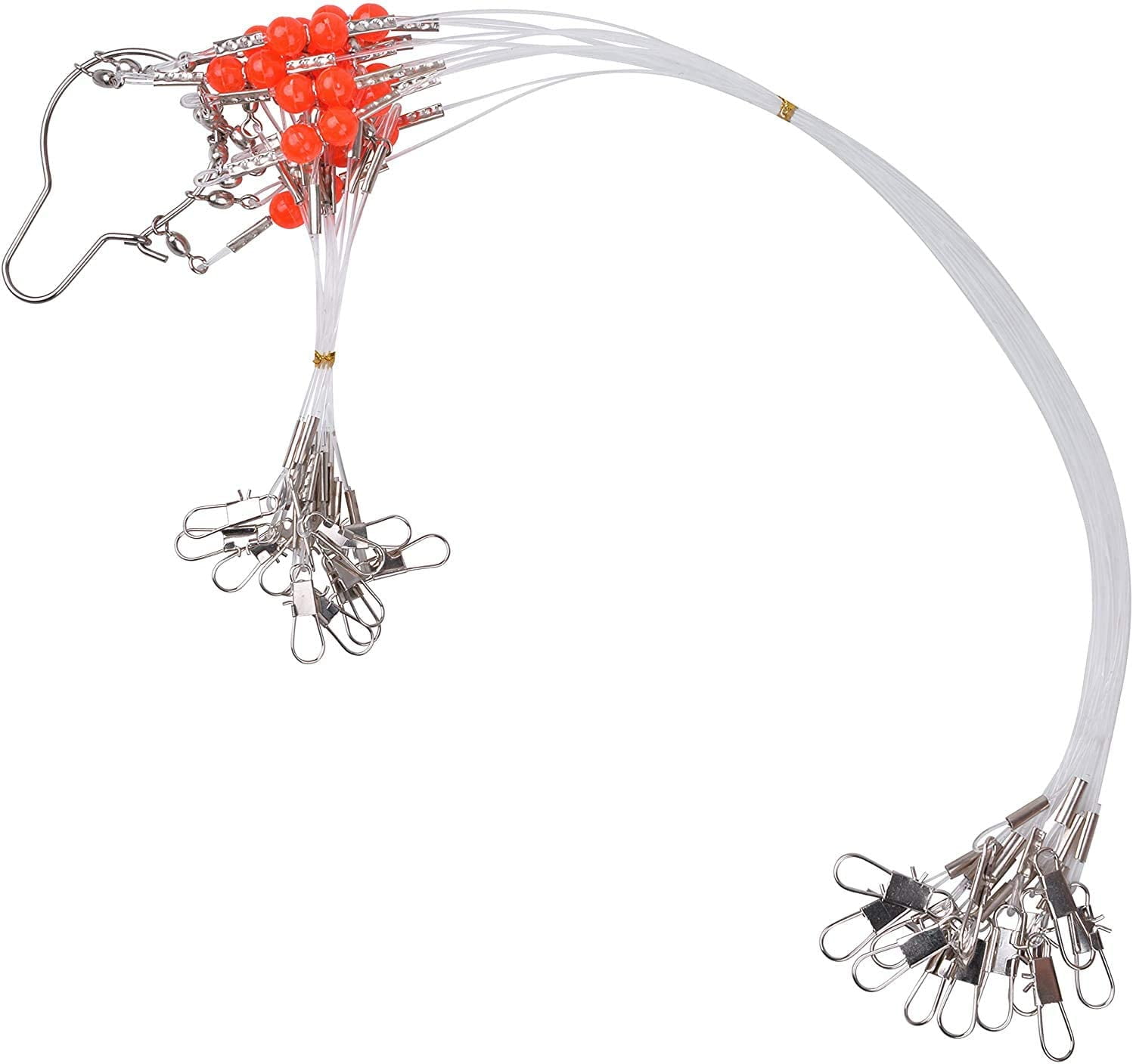 Stellar Nylon Fishing Single Drop Leader Lure Riggings with Snap Swivel ...