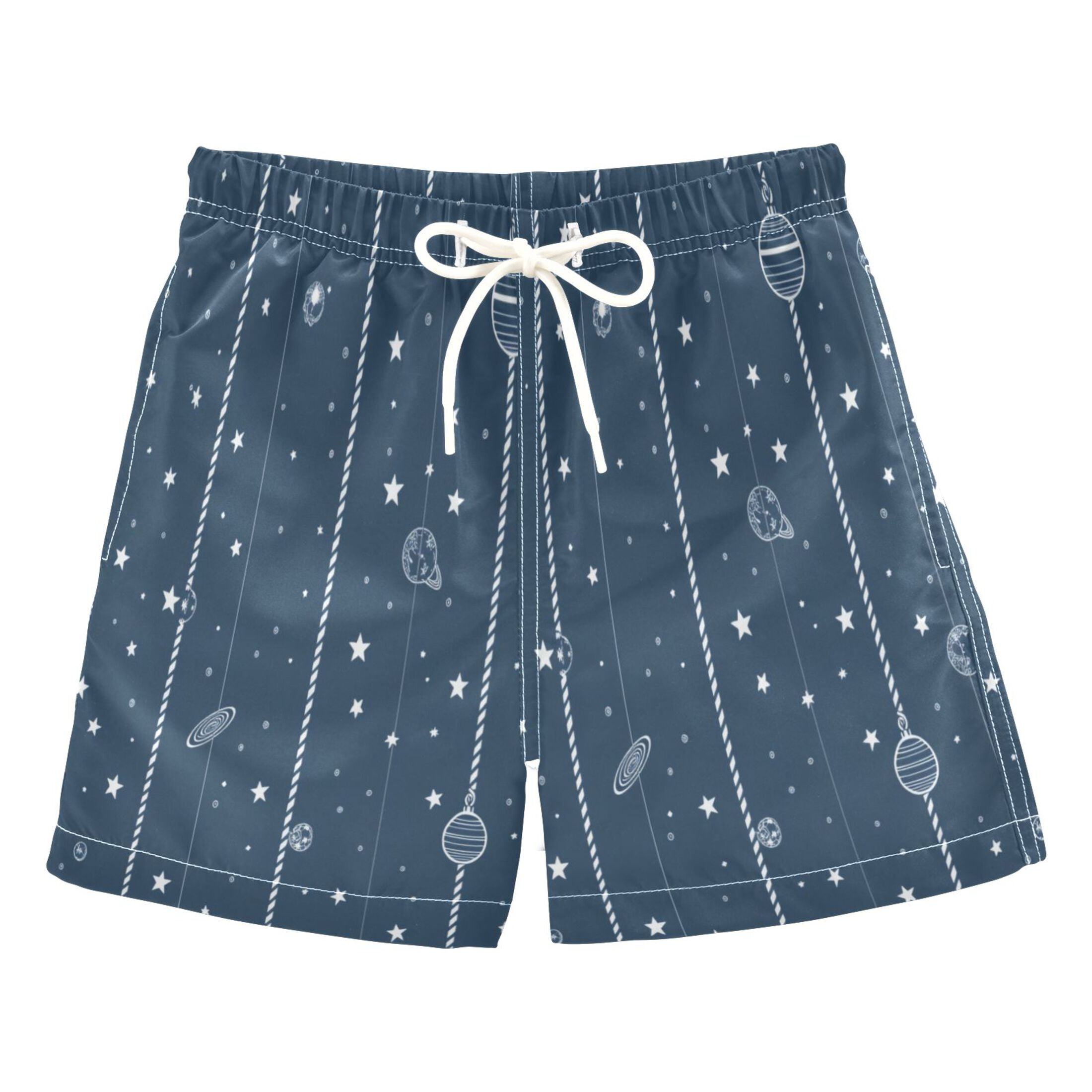 Stellar Patterns on Strings Boys' Swim Trunks Beach Pool Shorts Quick ...