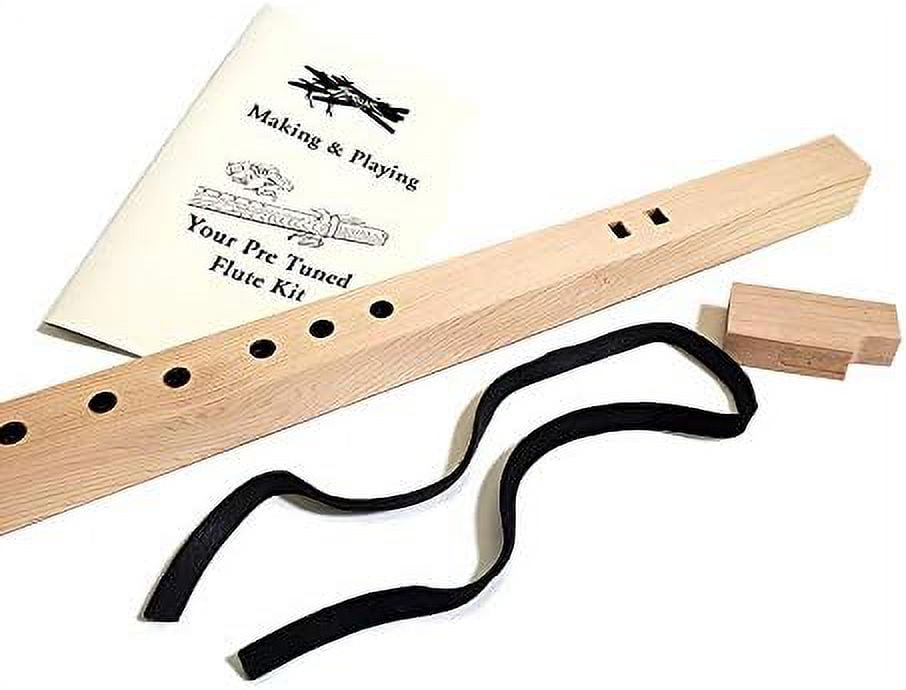 Stellar Pre-Tuned Flute Making Kit Key of F#- DIY Cedar Wood Carving ...