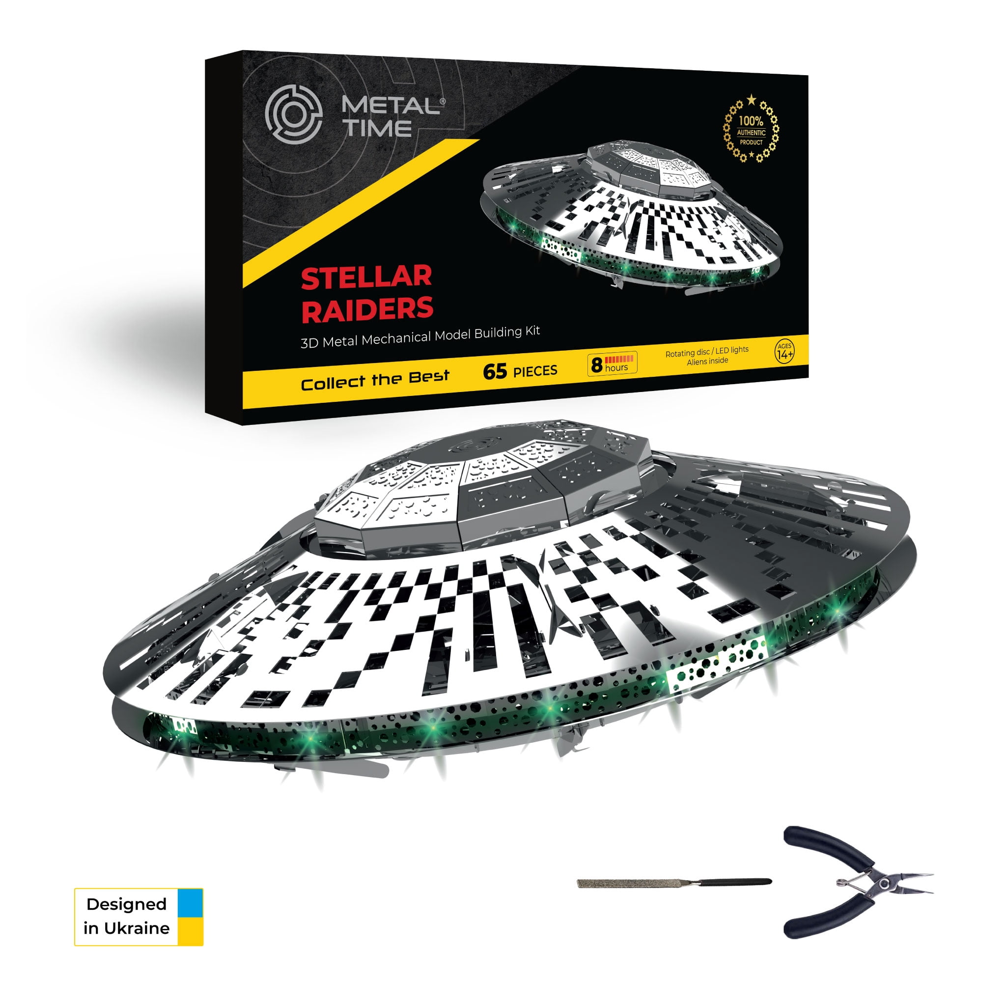 Stellar Raiders UFO DIY model kit - Walmart.com